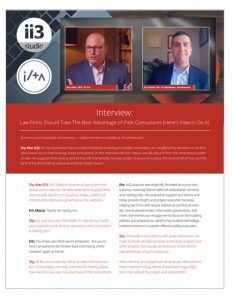 Interview (ii3/ILTA) — Eric Mosca on Getting the Most from Your ...