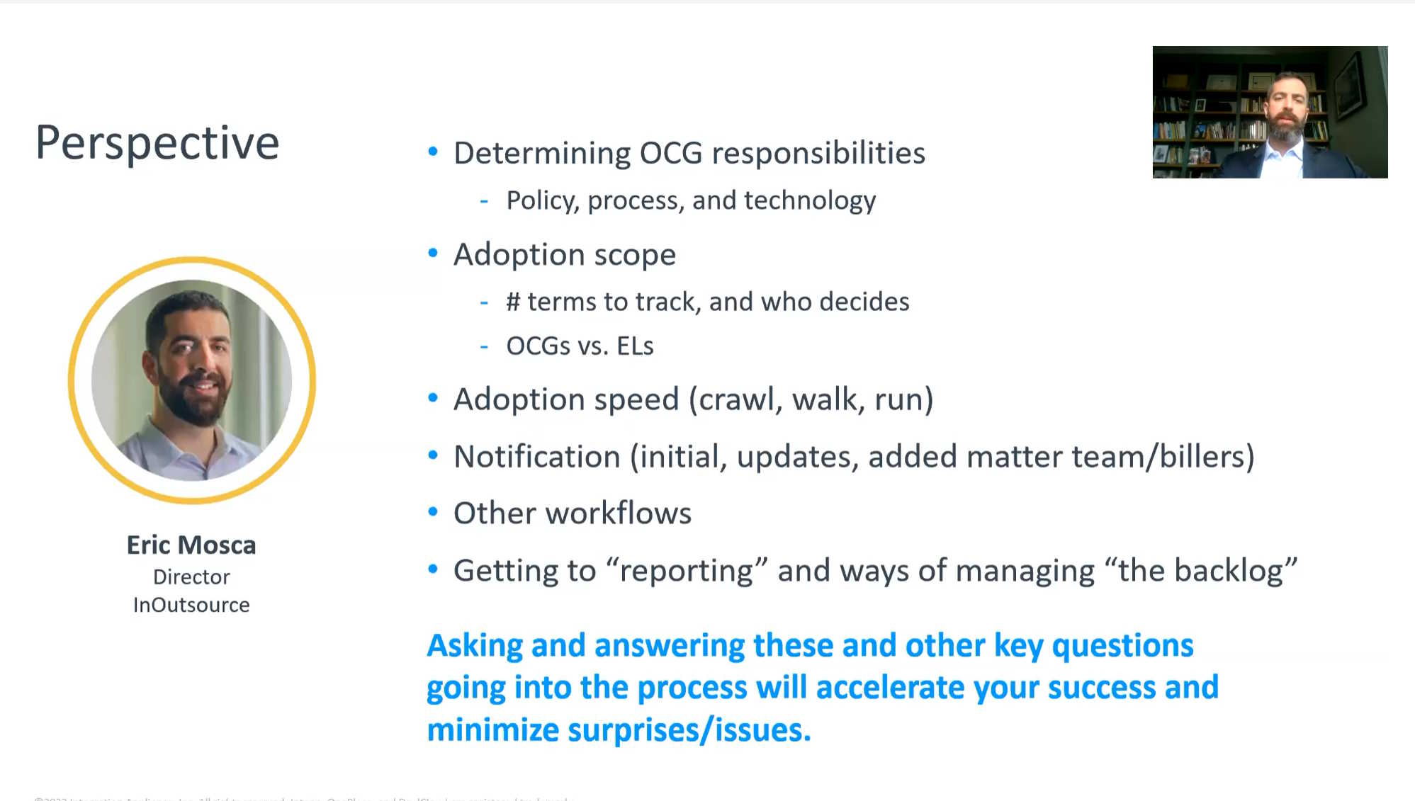 Services – Outside Counsel Guidelines and Terms of Business – InOutsource